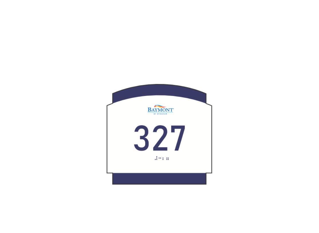 Baymont Room Numbers 2023 - Baymont Current Signage - Baymont