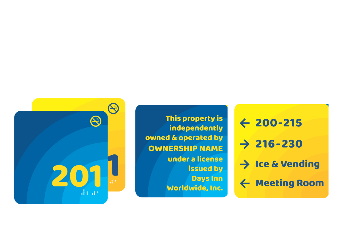 Days Inn 2024 Square Signs - Days Inn Dawn Sign Package 2024 - Days Inn