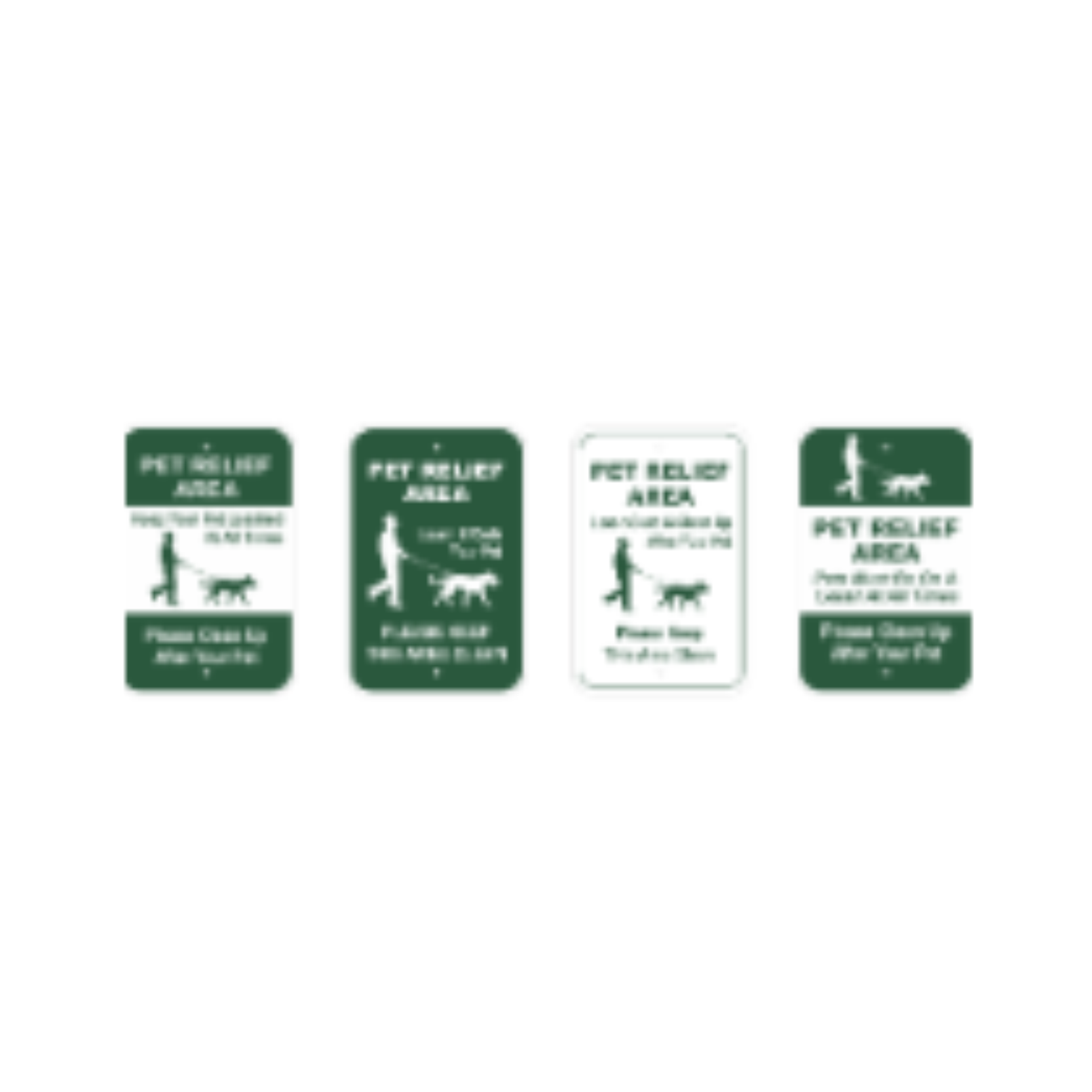 Pet Relief Signs - Mainstay