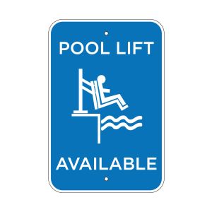 Pool Lift Sign