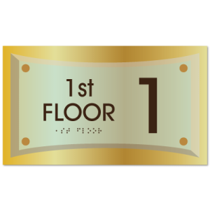 Dimension Exterior Elevator Floor ID