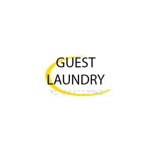 Guest Laundry Sign